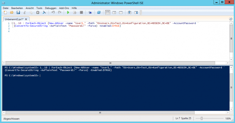 Create multiple user accounts Powershell - Der Windows Papst - IT Blog ...