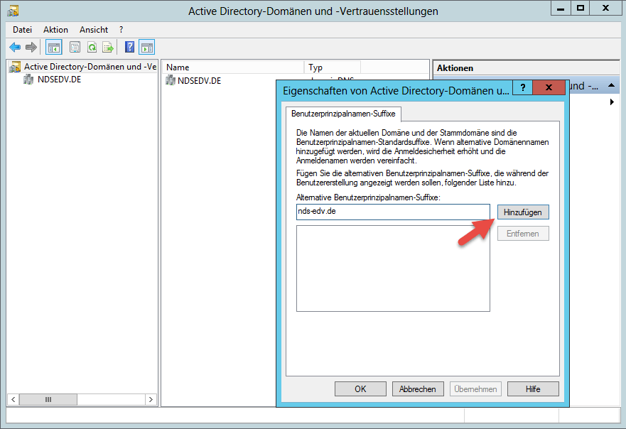 Server 2012 - UPN Suffix hinzufügen - Der Windows Papst - IT Blog Walter