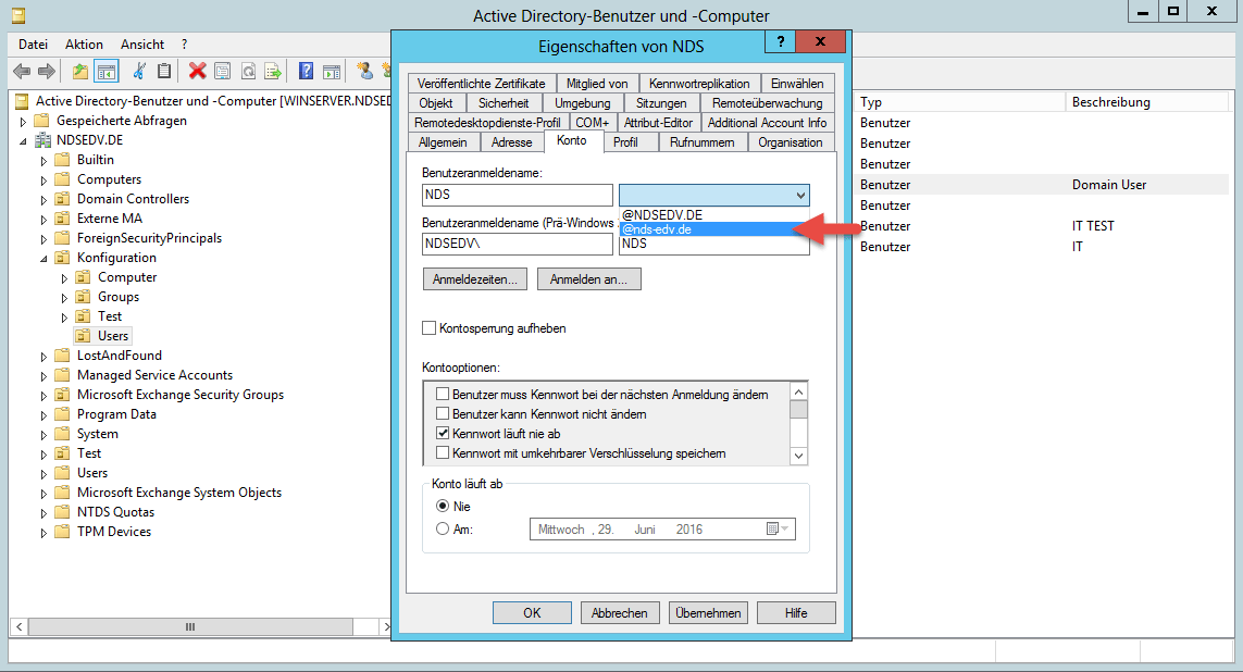 Server 2012 - UPN Suffix hinzufügen - Der Windows Papst - IT Blog Walter