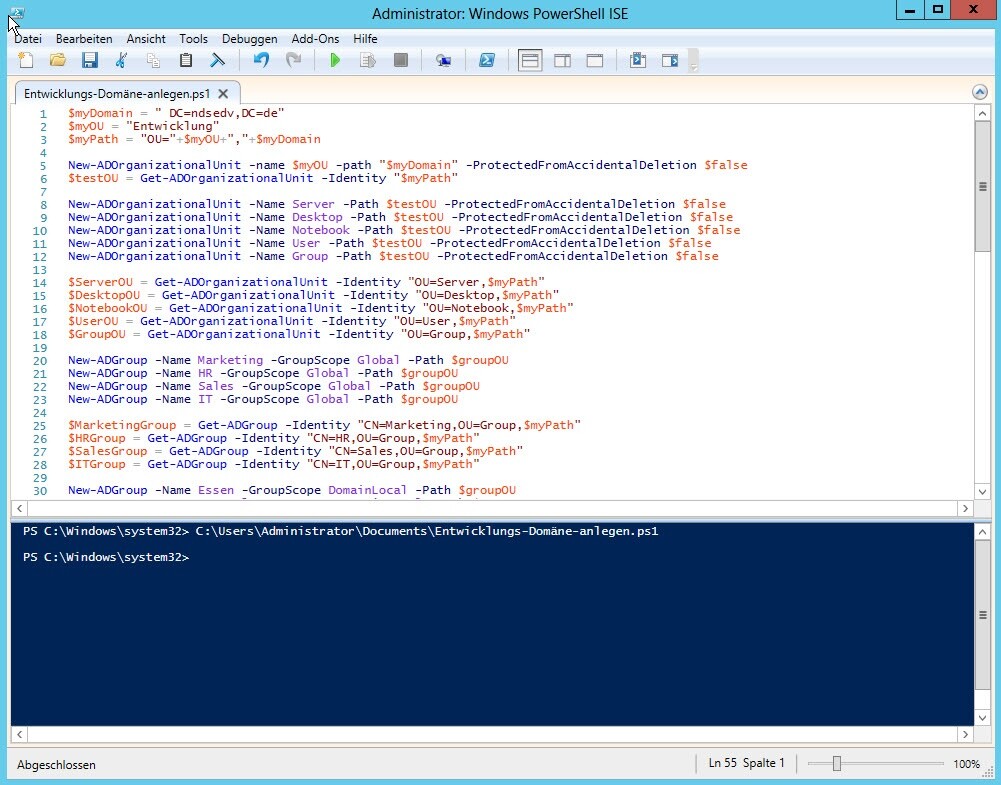 Powershell AD - Test Domäne anlegen - Der Windows Papst - IT Blog Walter