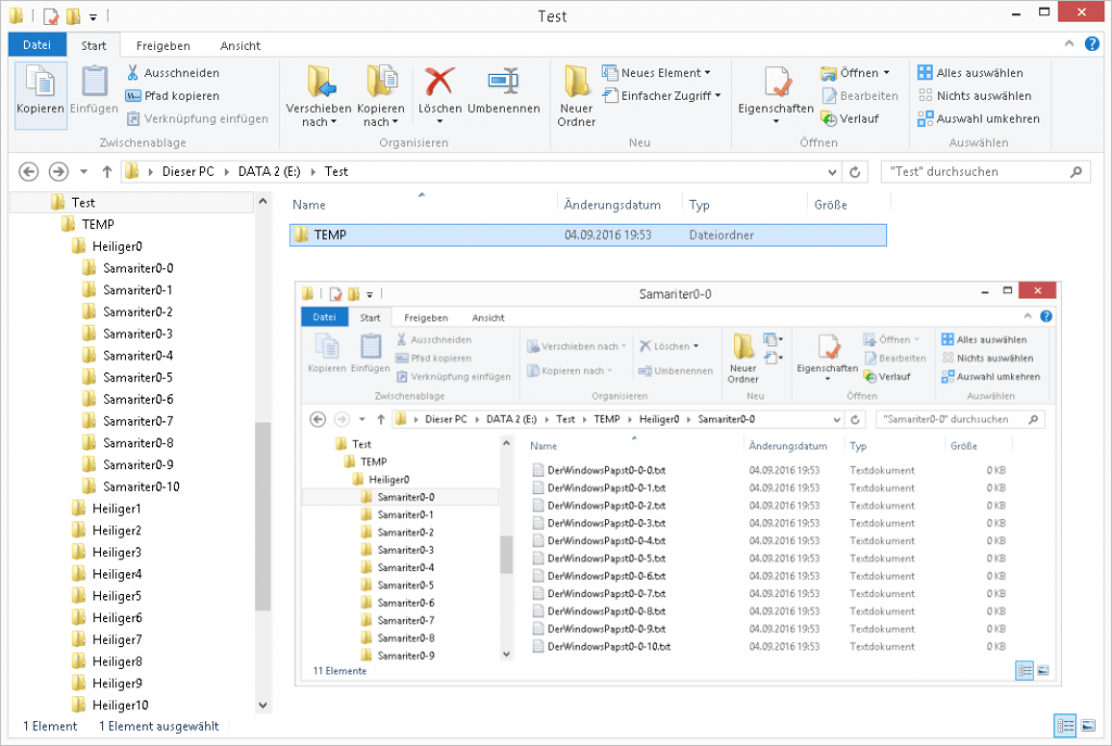 VBS - Dateistruktur erstellen inkl. Testdateien - Der Windows Papst ...