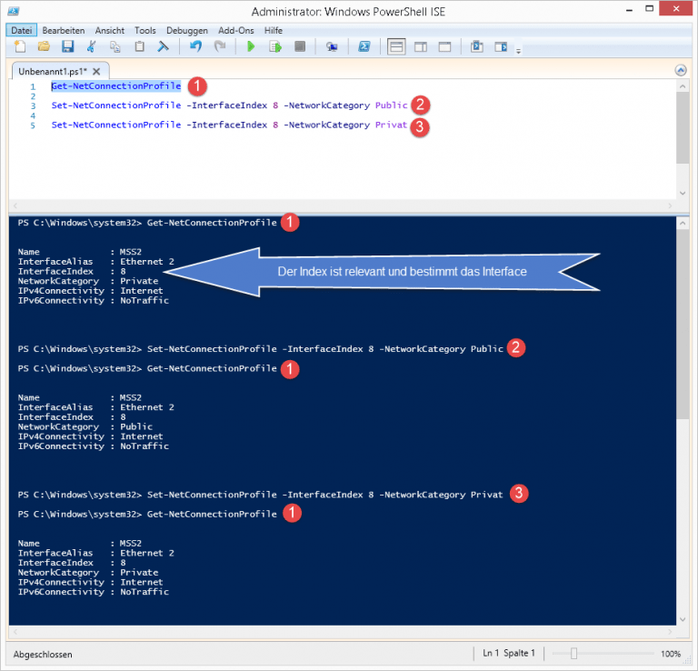 Netzwerkprofil per Powershell umstellen - Der Windows Papst - IT Blog ...