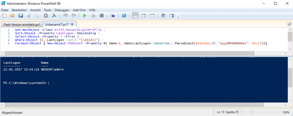 Powershell - Last Logon ermitteln - Der Windows Papst - IT Blog Walter