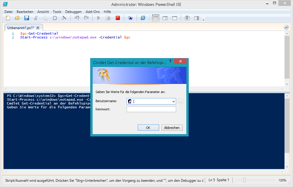 Powershell - Programm ausführen als... - Der Windows Papst - IT Blog Walter