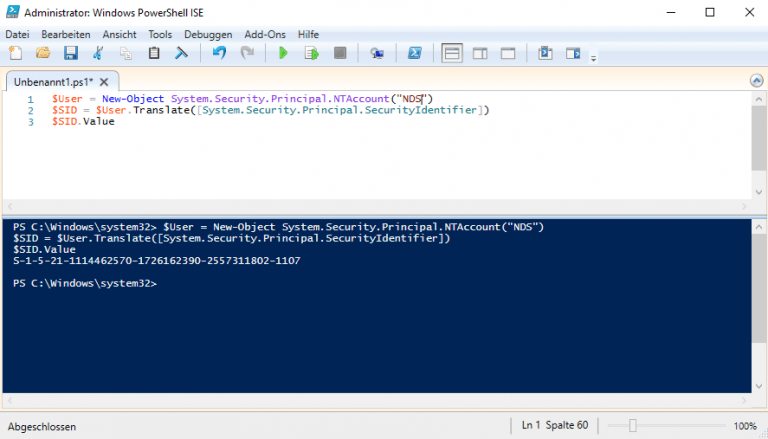 Powershell AD - Username to SID - Der Windows Papst - IT Blog Walter