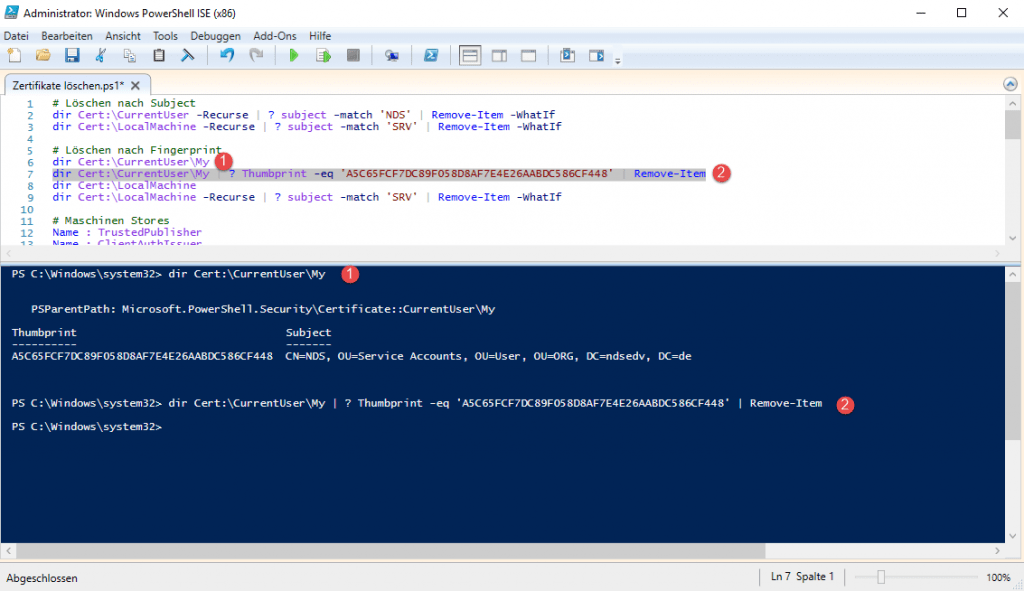Powershell Zertifikate - Löschen und importieren - Der Windows Papst ...