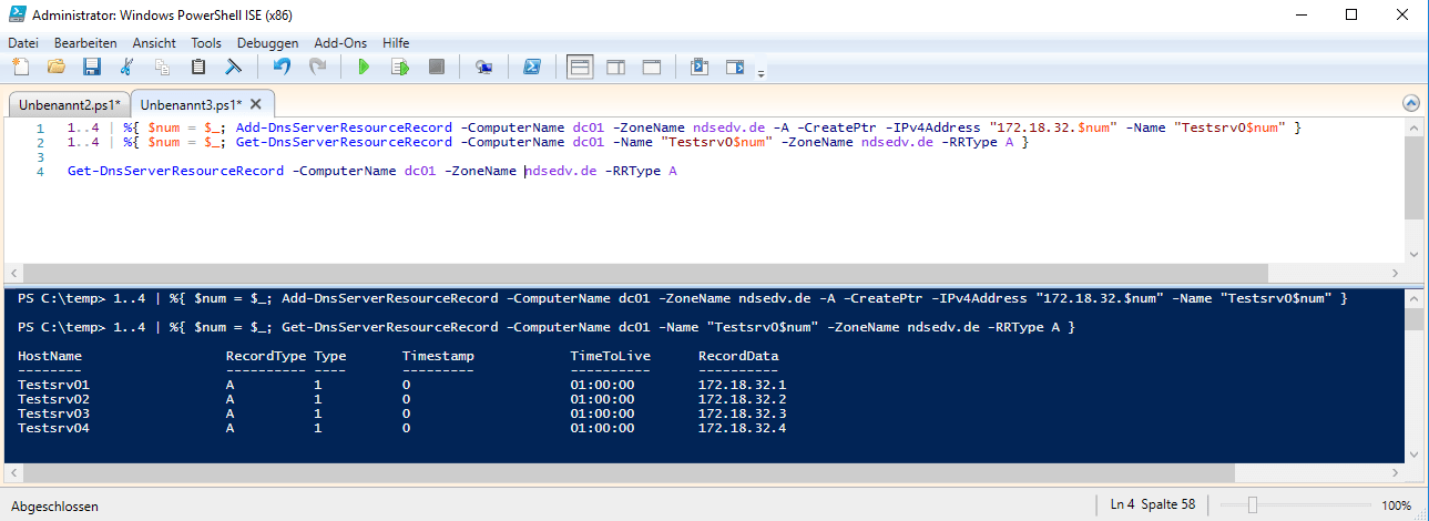 Powershell DNS - multiple DNS Einträge erstellen - Der Windows Papst ...
