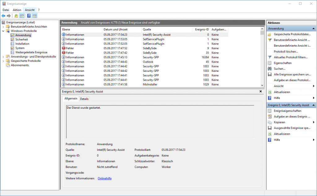 Windows Events anzeigen und alle löschen - Der Windows Papst - IT Blog ...