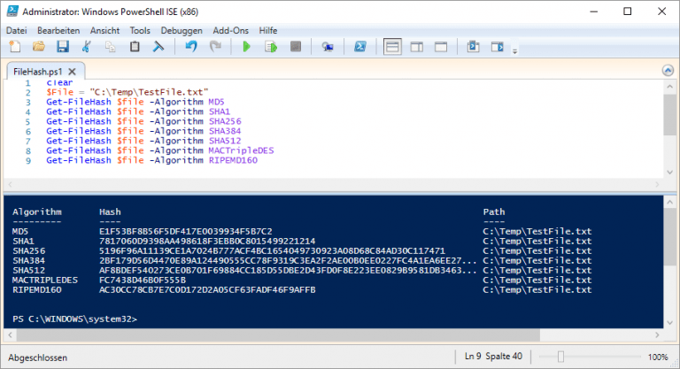 Datei Hashes generieren - Der Windows Papst - IT Blog Walter