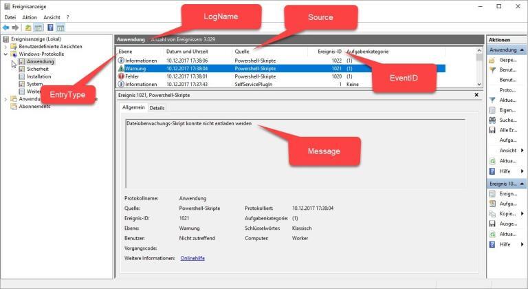 Eigenes Windows Event-Log erstellen - Der Windows Papst - IT Blog Walter