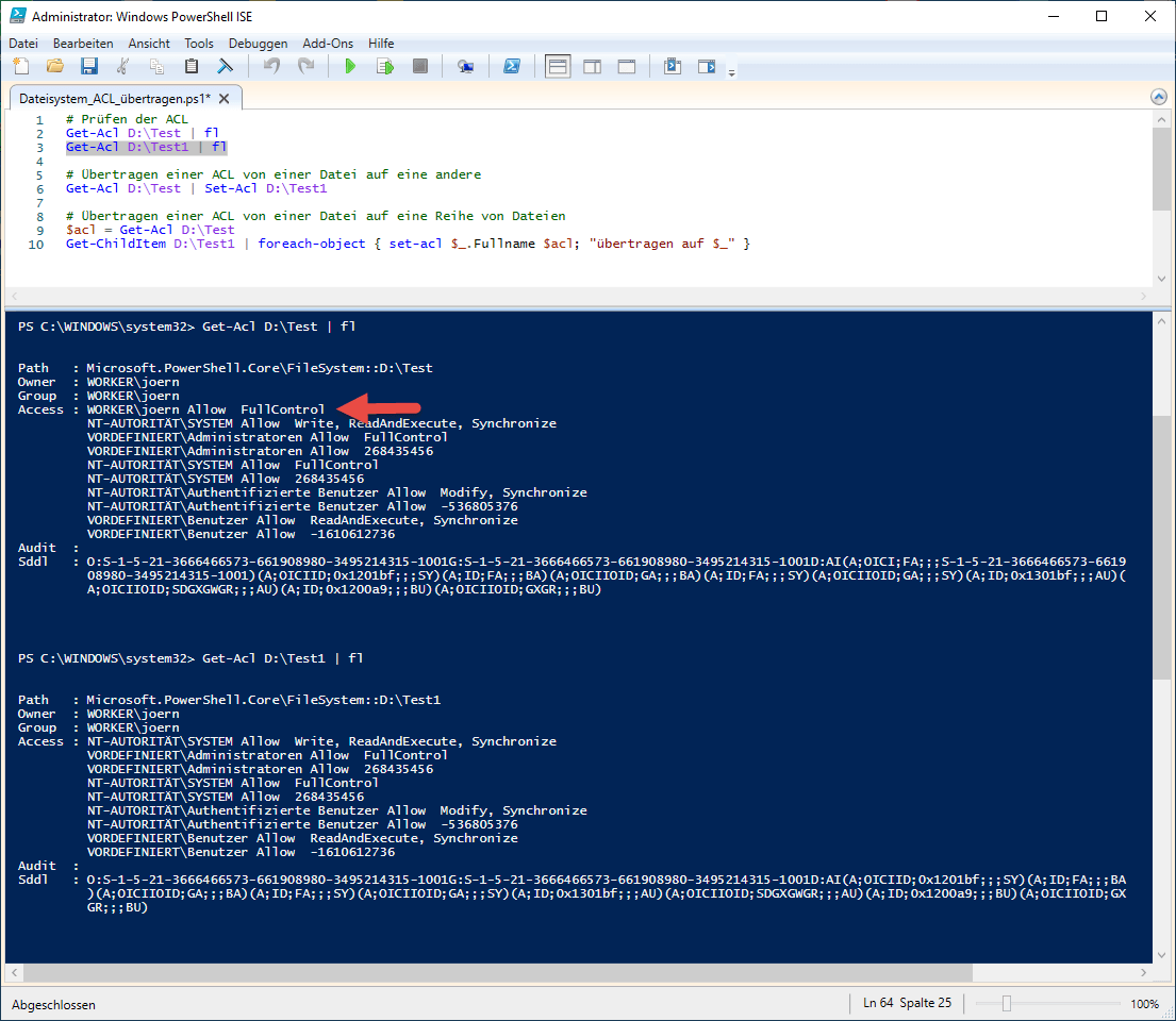 Powershell Dateisystem ACL übertragen - Der Windows Papst - IT Blog Walter