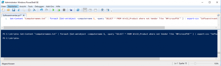 Powershell Software Inventory - Der Windows Papst - IT Blog Walter