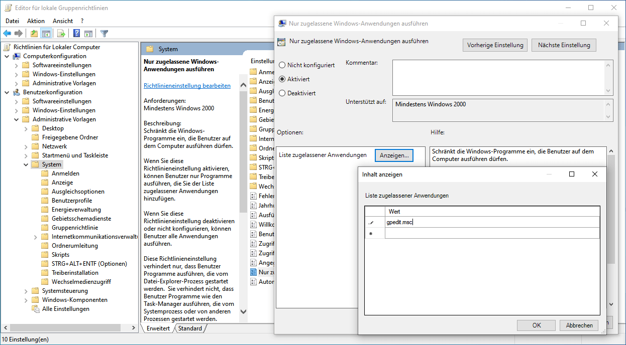 Windows 10 Programme sperren - Der Windows Papst - IT Blog Walter