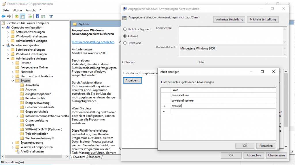 Windows 10 Programme sperren - Der Windows Papst - IT Blog Walter