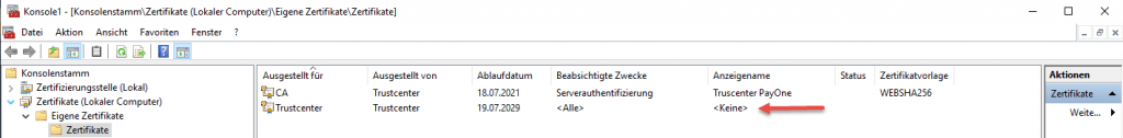 Change Friendly Name of Certificate - Der Windows Papst - IT Blog Walter
