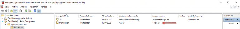 Change Friendly Name of Certificate - Der Windows Papst - IT Blog Walter