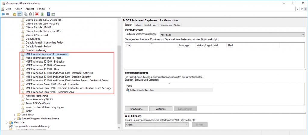 Import Security Baseline GPOs - Der Windows Papst - IT Blog Walter