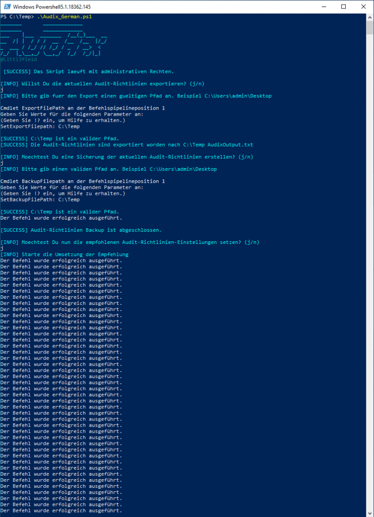Audix Audits und Security Monitoring per PowerShell-Tool konfigurieren - Der Windows Papst - IT ...