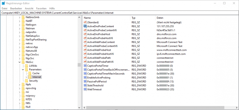 Network Connectivity Status Indicator - Der Windows Papst - IT Blog Walter