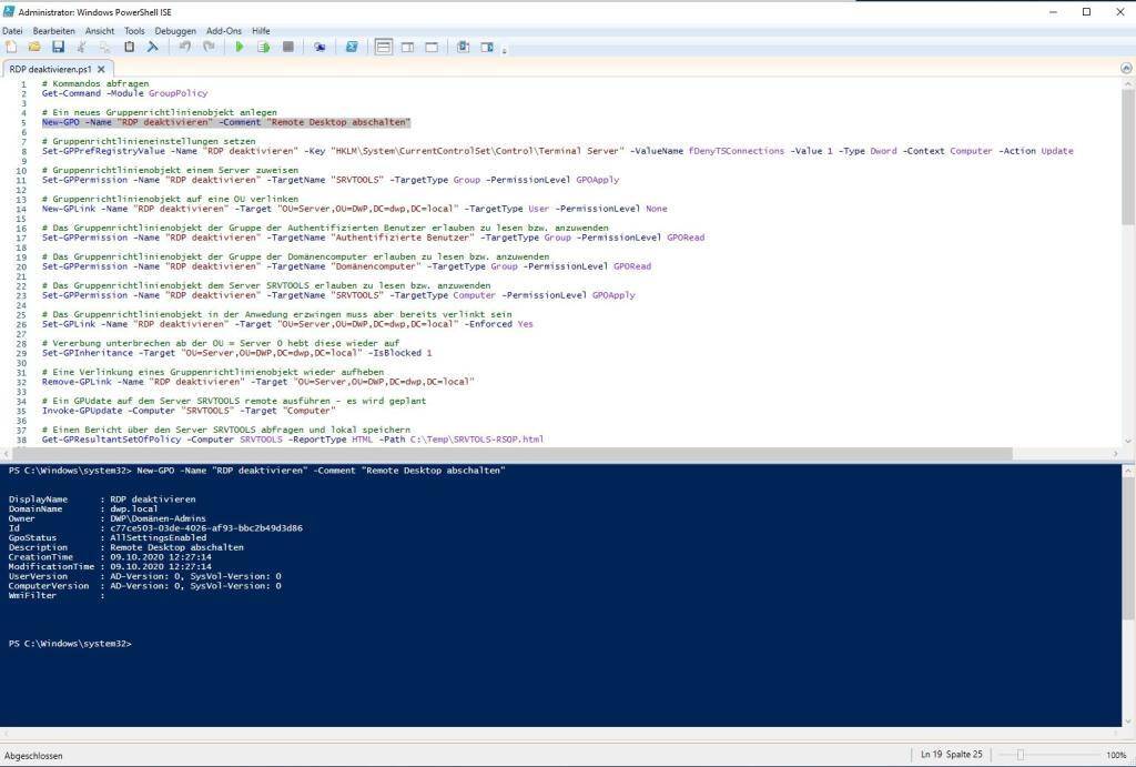 Gruppenrichtlinien mit der Powershell verwalten - Der Windows Papst ...