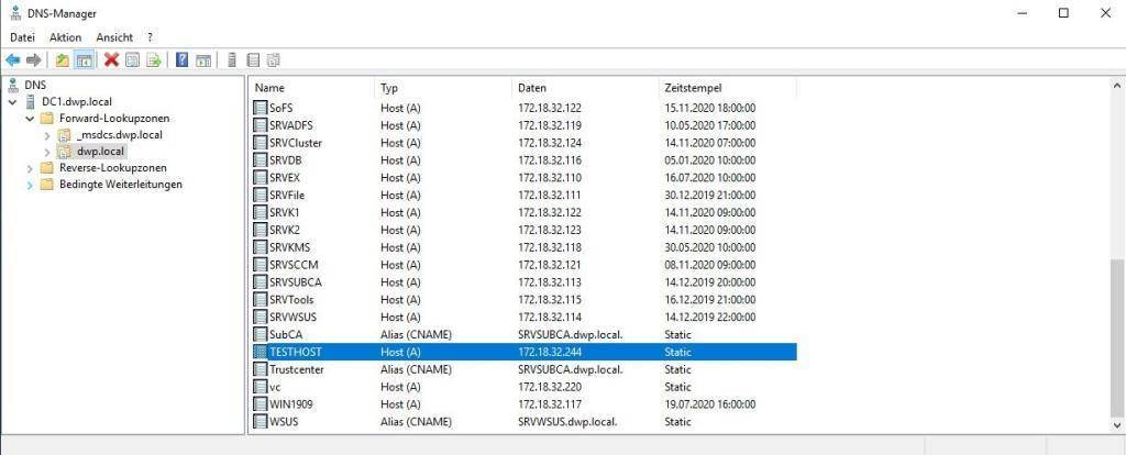 DNS Management Powershell - Der Windows Papst - IT Blog Walter
