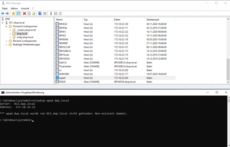 DNS Global Query Block List WPAD - Der Windows Papst - IT Blog Walter