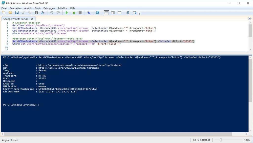WinRM SSL Port ändern - Der Windows Papst - IT Blog Walter