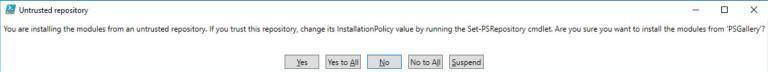Powershell Untrusted Repository Der Windows Papst It Blog Walter