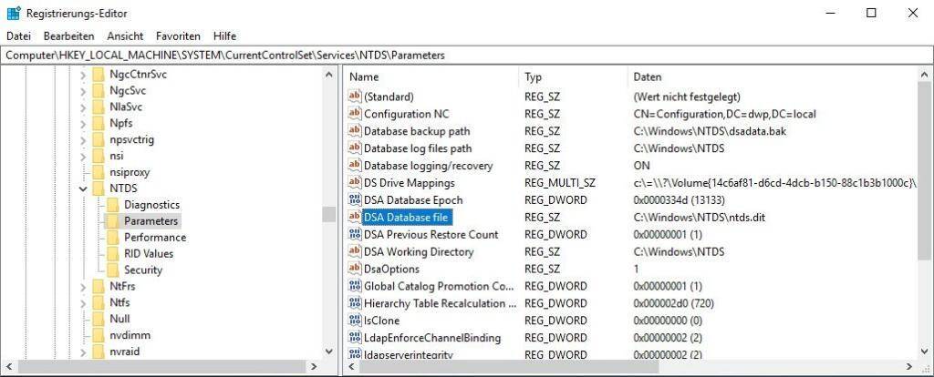 Wo liegt die NTDS.DIT? - Der Windows Papst - IT Blog Walter