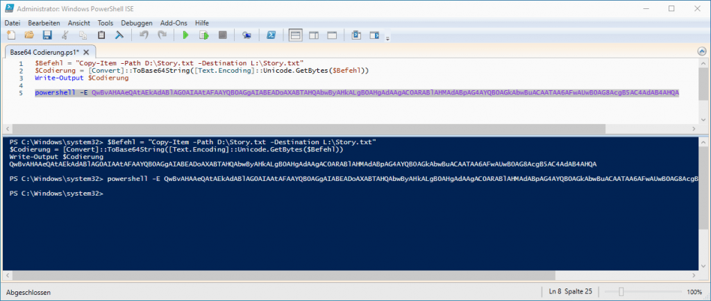 PowerShell Befehle codieren - Der Windows Papst - IT Blog Walter