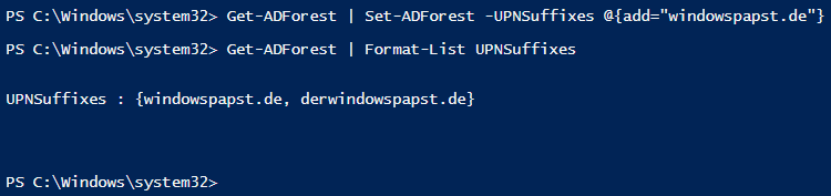 User Principal Names UPN managen - Der Windows Papst - IT Blog Walter