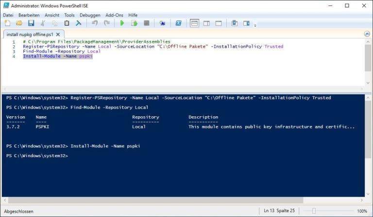 nupkg NuGet-Paket installieren - Der Windows Papst - IT Blog Walter