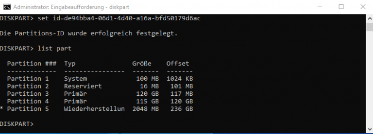 Windows Restore WinRE Partition - Der Windows Papst - IT Blog Walter