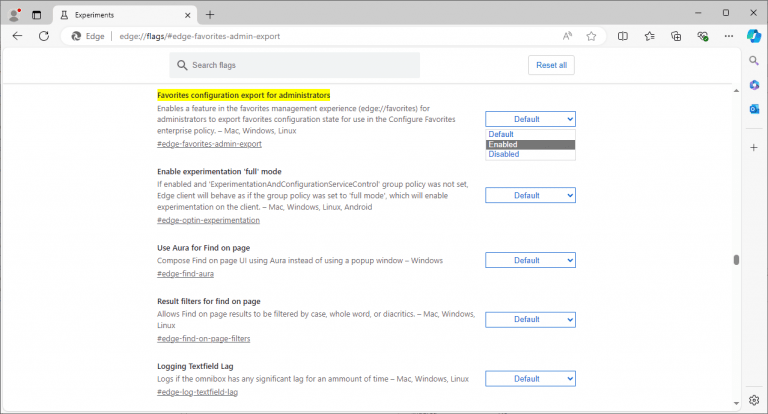 Deploy Microsoft Edge Bookmarks by Group policy - Der Windows Papst - IT Blog Walter